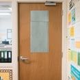 FUGee-Classroom Door Window Cover for Privacy, Linen Small Window ...