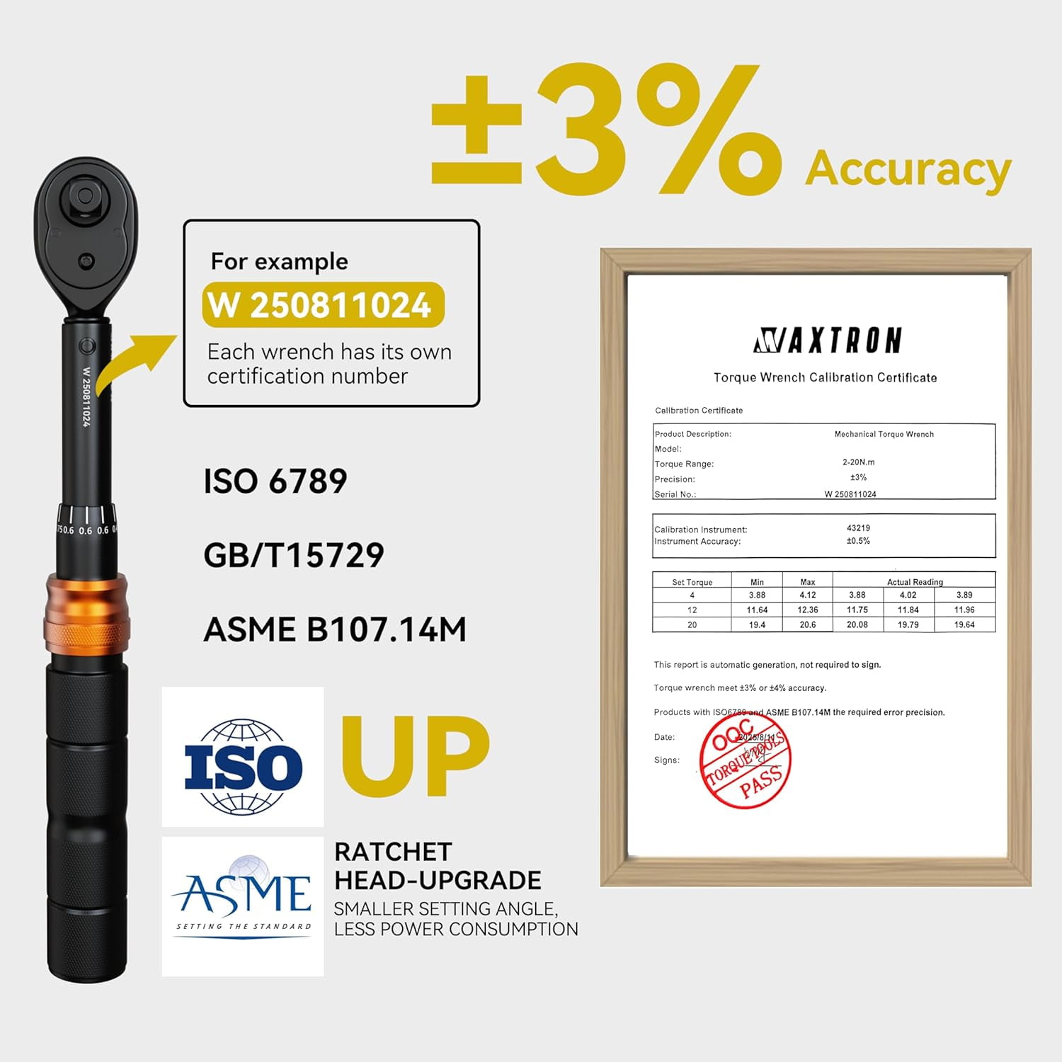 FUGee-Click-Type Bicycle Torque Wrench and Bit Driver Set, 1/4-Inch ...