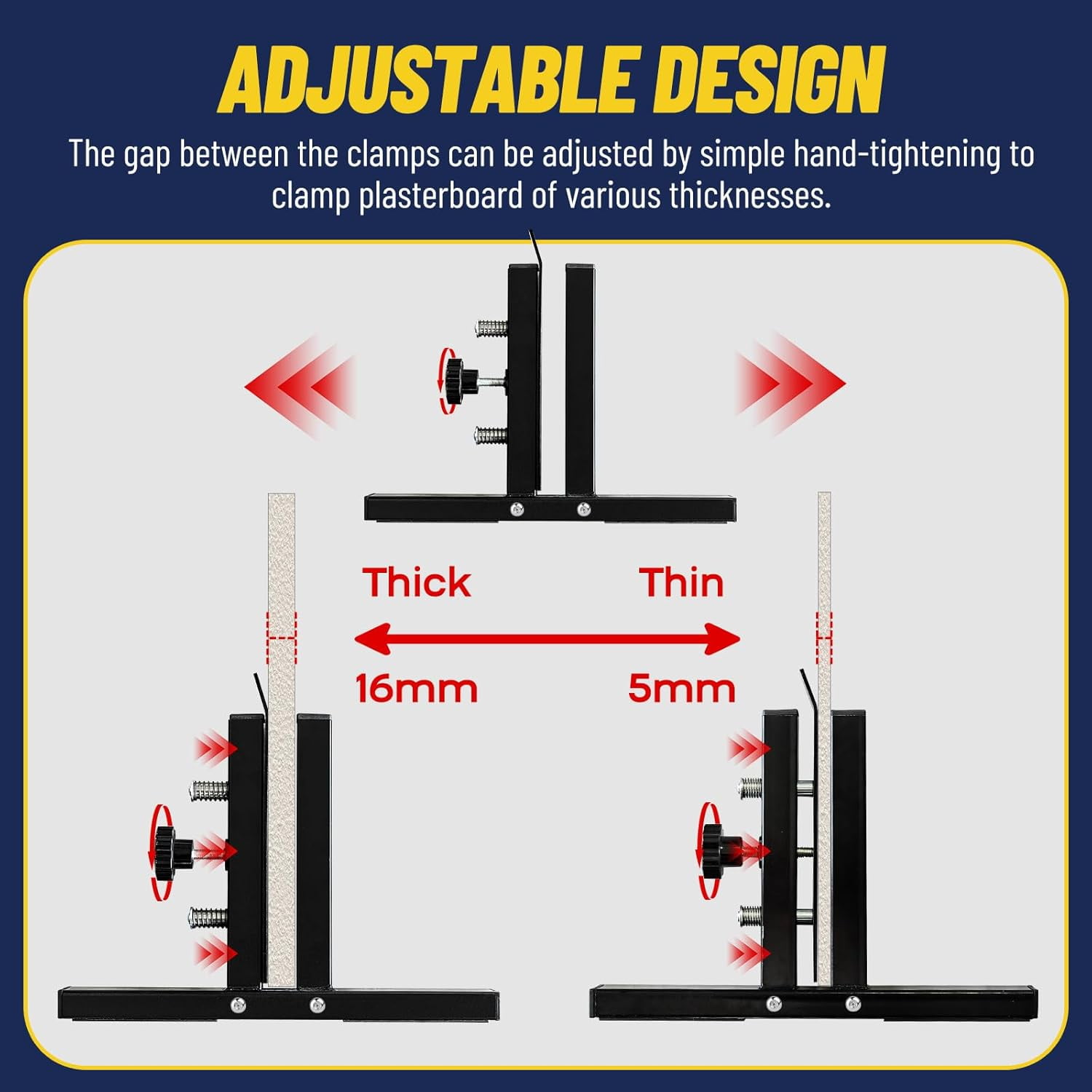 FUGee-Drywall Cutting Stand, Support Brackets, Adjustable - to Meet ...