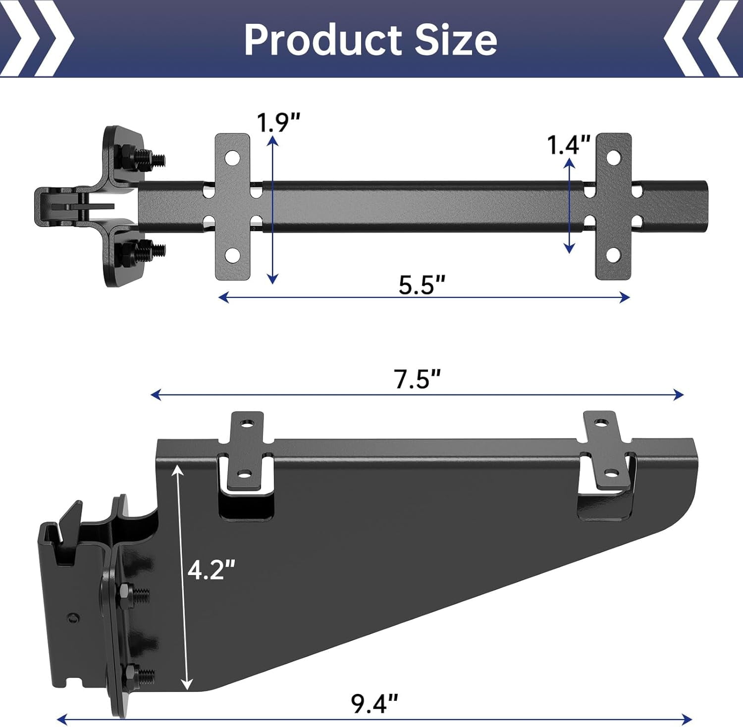 FUGee-E Track Fixed Shelf Brackets,Heavy Duty Metal DIY E-Track ...