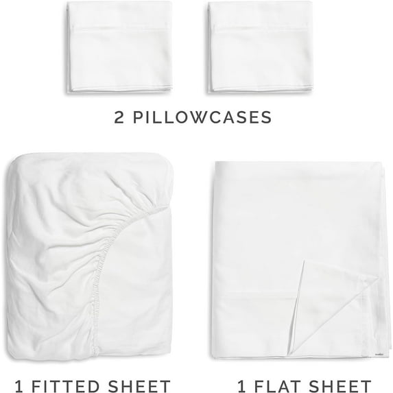 FUGee-Full Size Sheets - Cooling and Breathable Sheets - 60% Polyester ...