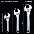 FUGee-Hitork 3-Piece Adjustable Wrench Set 6-Inch, 8-Inch, 10-Inch ...
