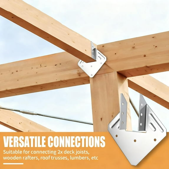 FUGee-Hurricane Ties for Rafter 24 Pack 16-Gauge Hurricane Straps ...