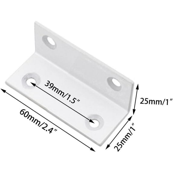 FUGee-L Brackets, 4PCS Corner Brace Angle Bracket, Superior Stainless ...
