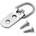 FUGee-PHS Heavy Duty D Ring Picture Hangers - 50 Pack - 2 Hole with ...