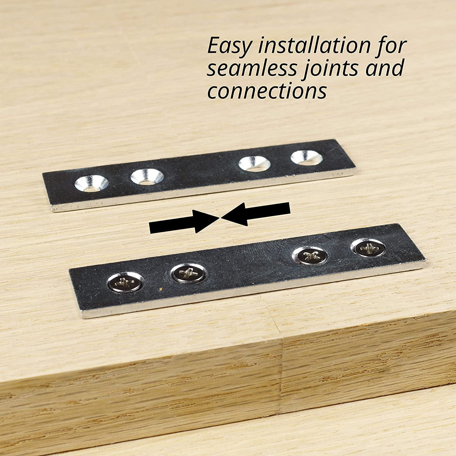 FUGee-Pack of 8 | Clamping Mending Plate | Straight Steel Bracket Brace ...