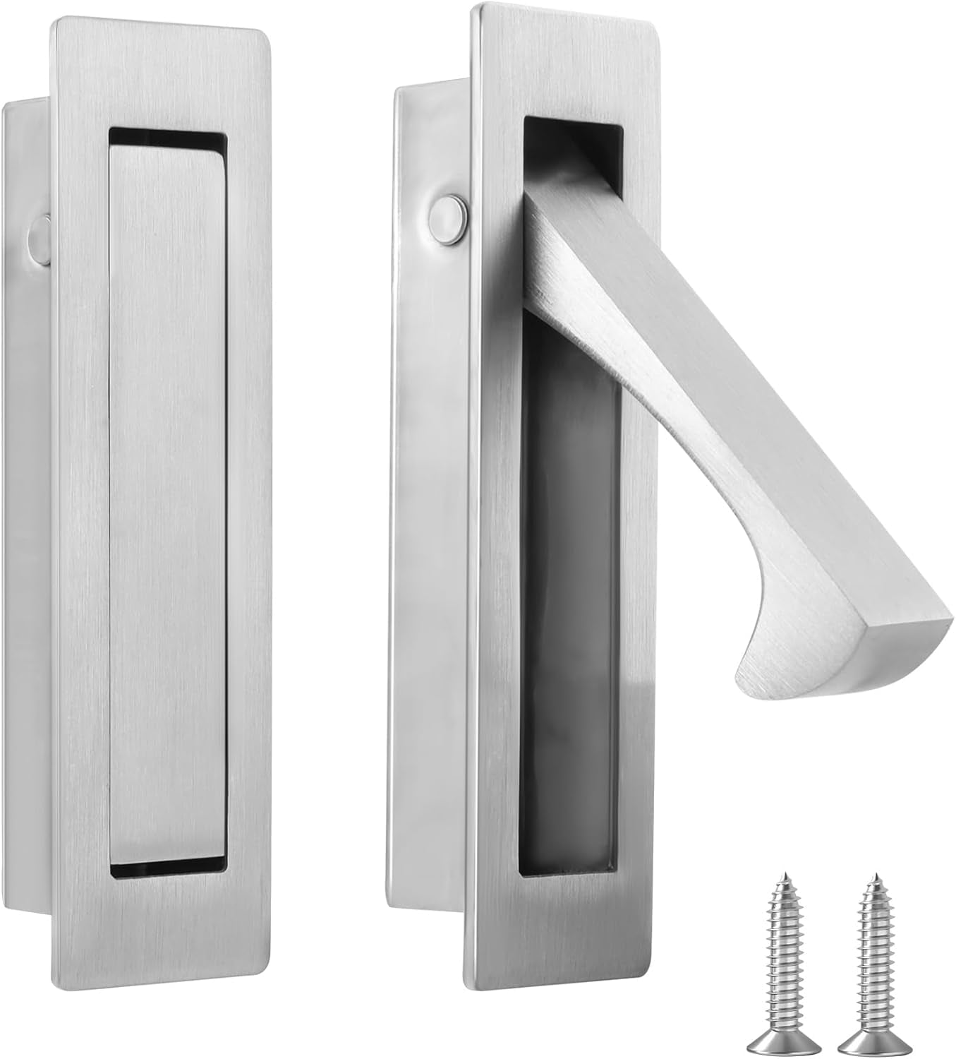 FUGee-Pocket Door Pull Handle, Edge Pull, Stainless Steel Pocket Door ...