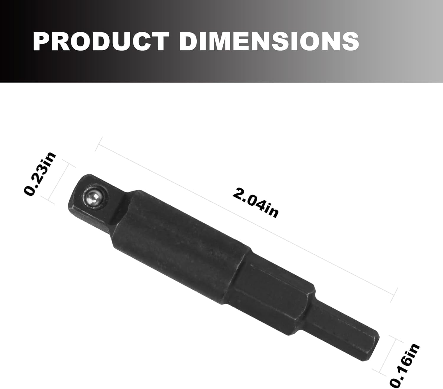 FUGee-Service Wrench Hex Key Adapter 60609, for 3/16" & 5/16" hex ...