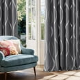 FUGee-Short Curtains Blackout Panels for Bedroom, Noise Reducing ...