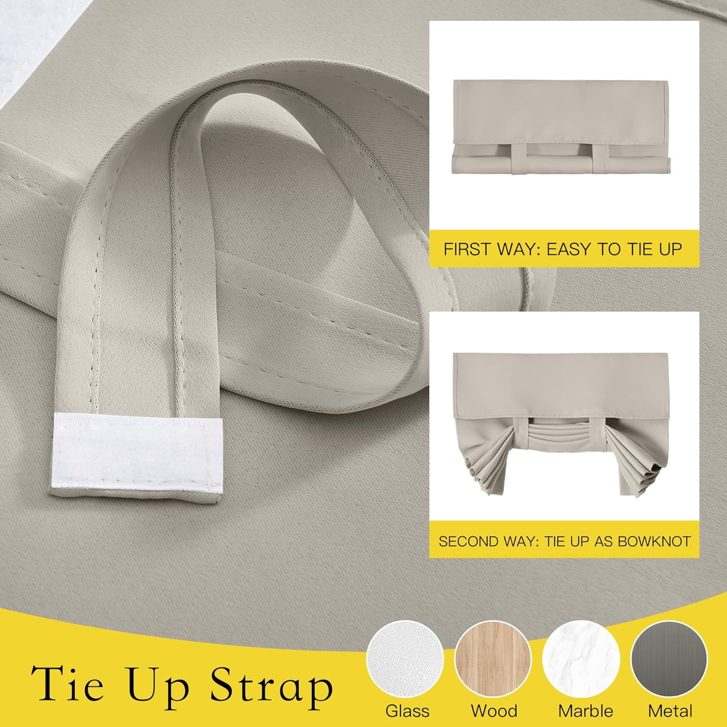 FUGee-Sidelight Door Curtains for Small Windows, Room Darkening Sides ...