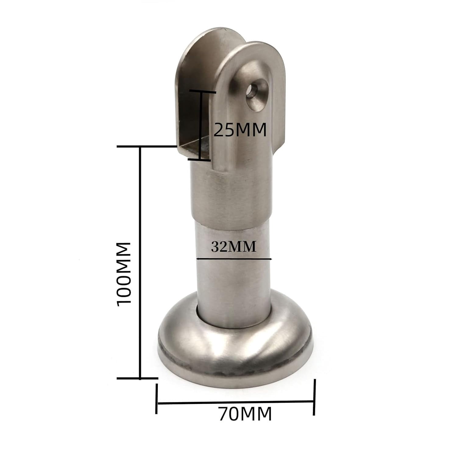 FUGee-Stainless Steel Toilet Partition Brackets, Heavy Duty Adjustable ...