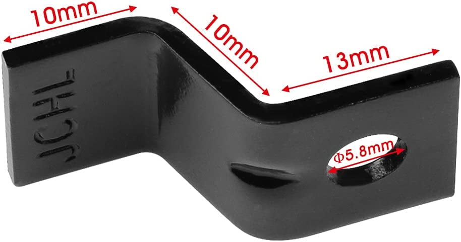 FUGee-Table Desk Top Fasteners with Screws Black Heavy Duty Z Table Top ...
