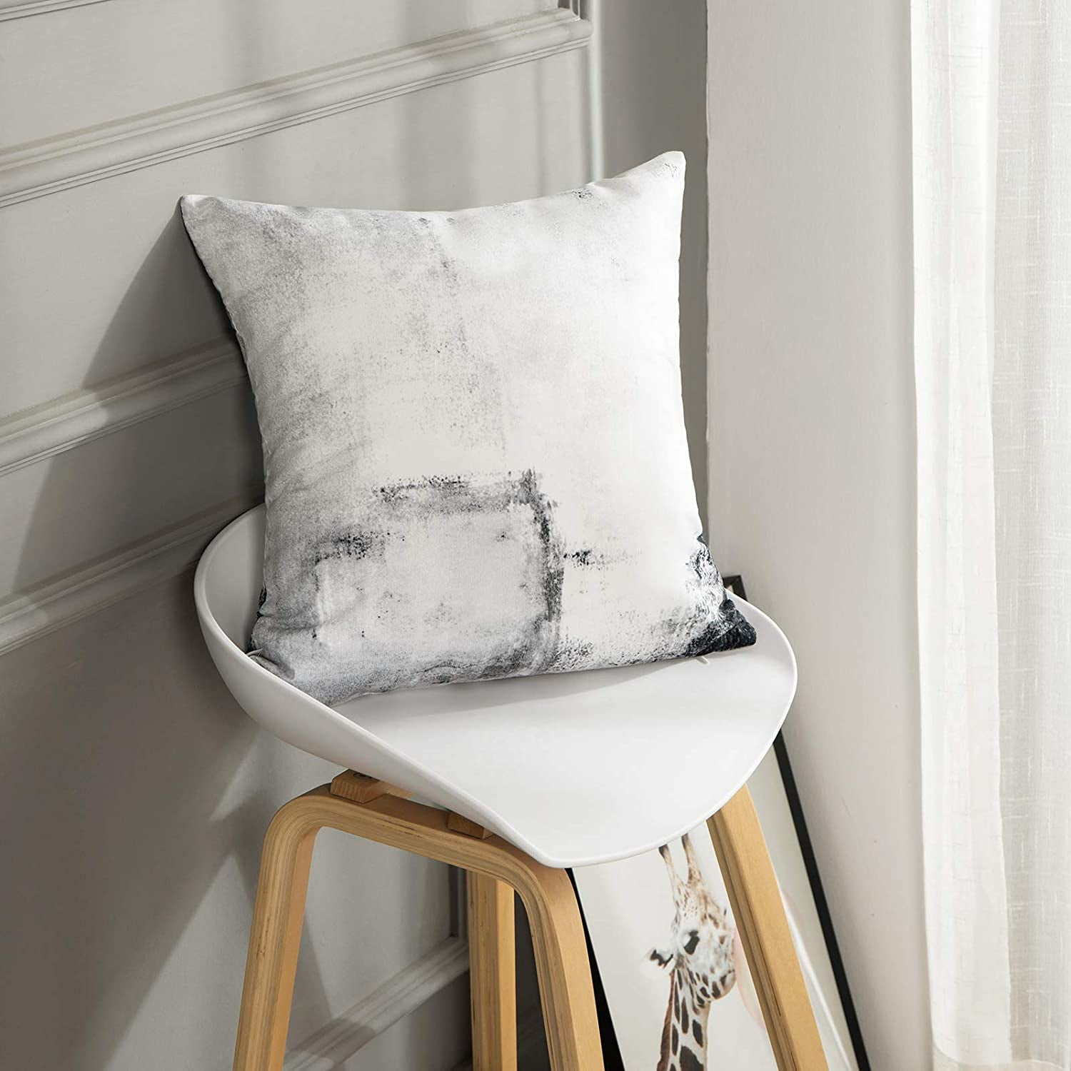 FUGee-Throw Pillow Covers Home Decor Set of 2 Pillow Cases Decorative ...