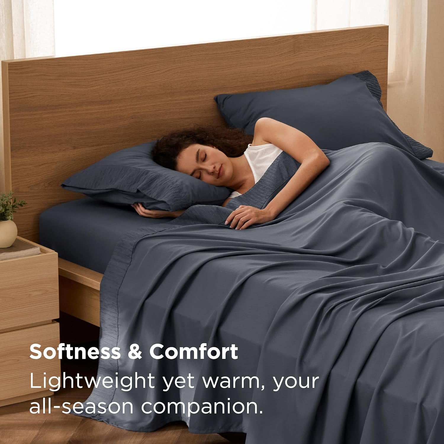 FUGee-Twin Sheets Set - 3 Pieces Soft Twin Bed Sheets - Breathable ...