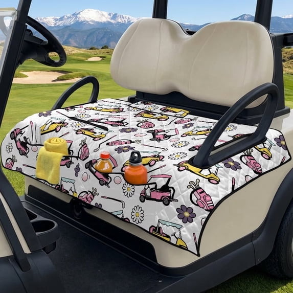 FUIALDOLG Cartoon Golf Cart Print Golf Cart Accessories Breathable ...
