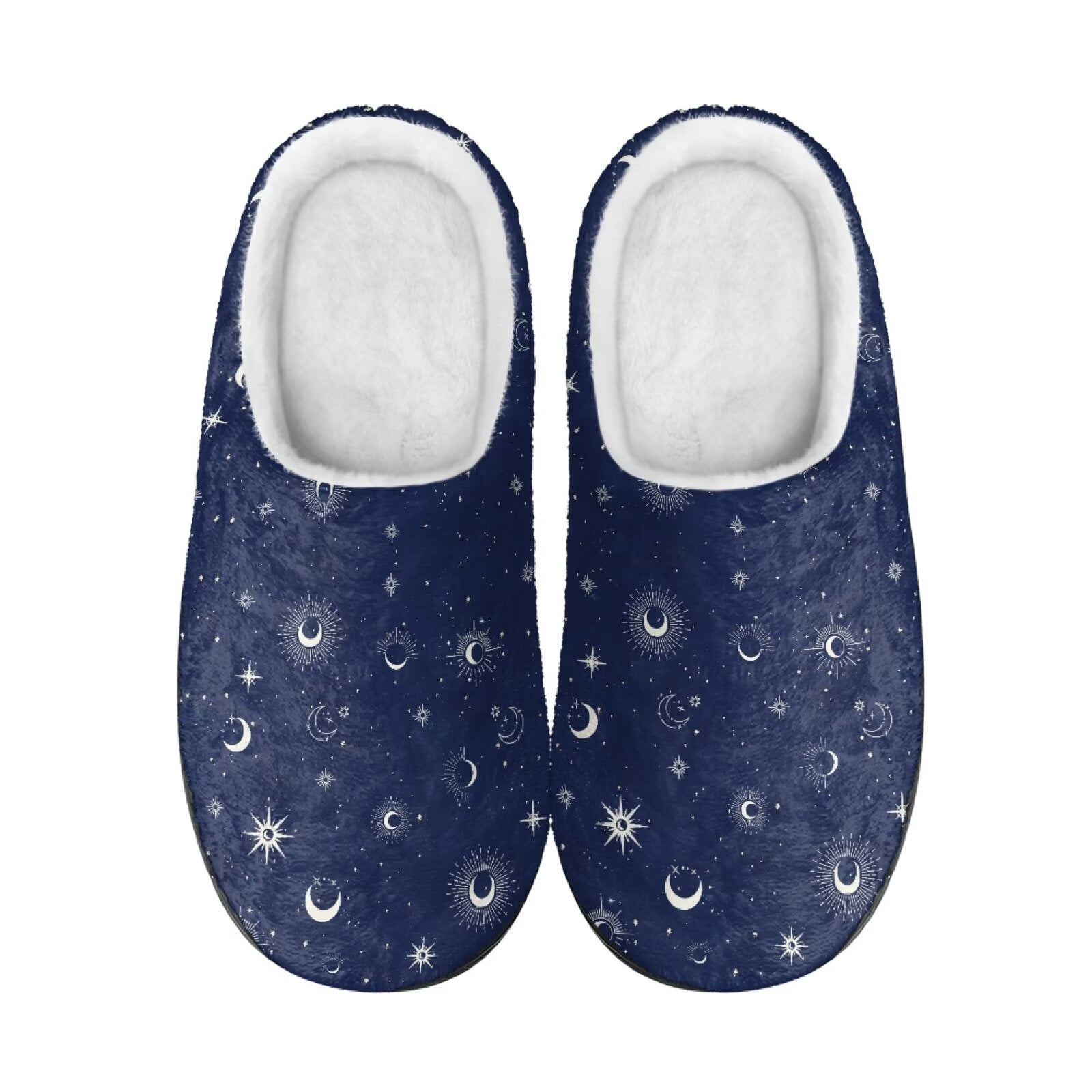 FUIALDOLG Comfortable House Slippers for Men Full Toe Indoor Slip on ...