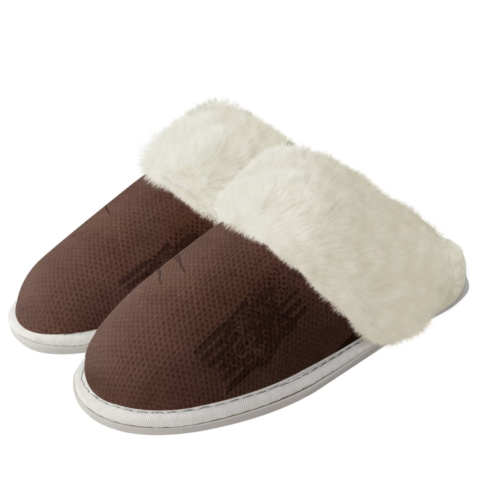FUIALDOLG Comfortable House Slippers for Men Full Toe Indoor Slip on ...