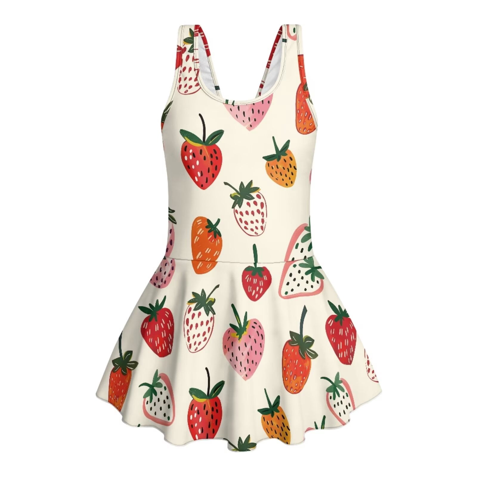 FUIALDOLG Girls Cute Strawberry Capybara Swimwear 3-13 Years Girl One ...