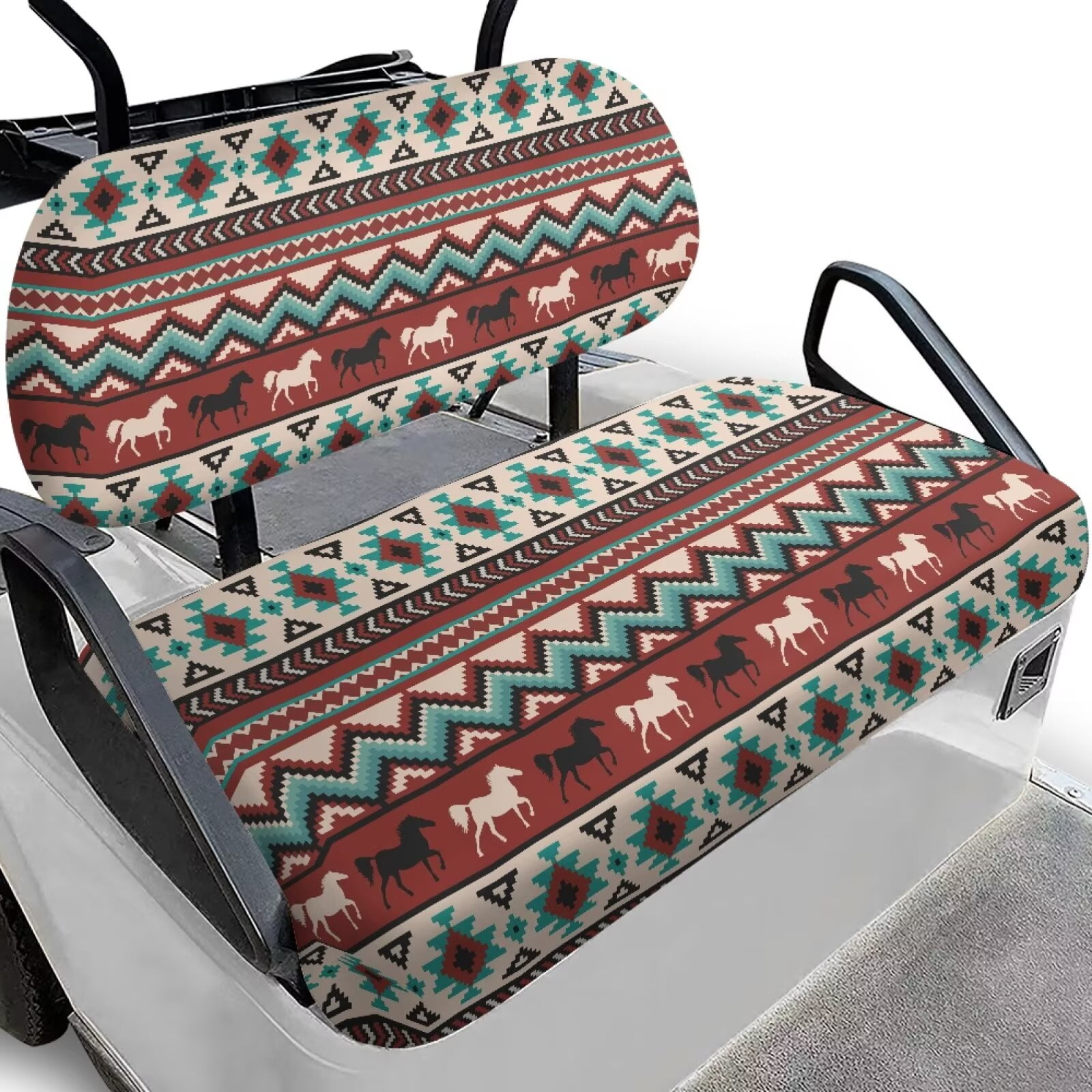 FUIALDOLG Golf Cart Seat Covers Fit for Club Car Precedent Front Seats ...