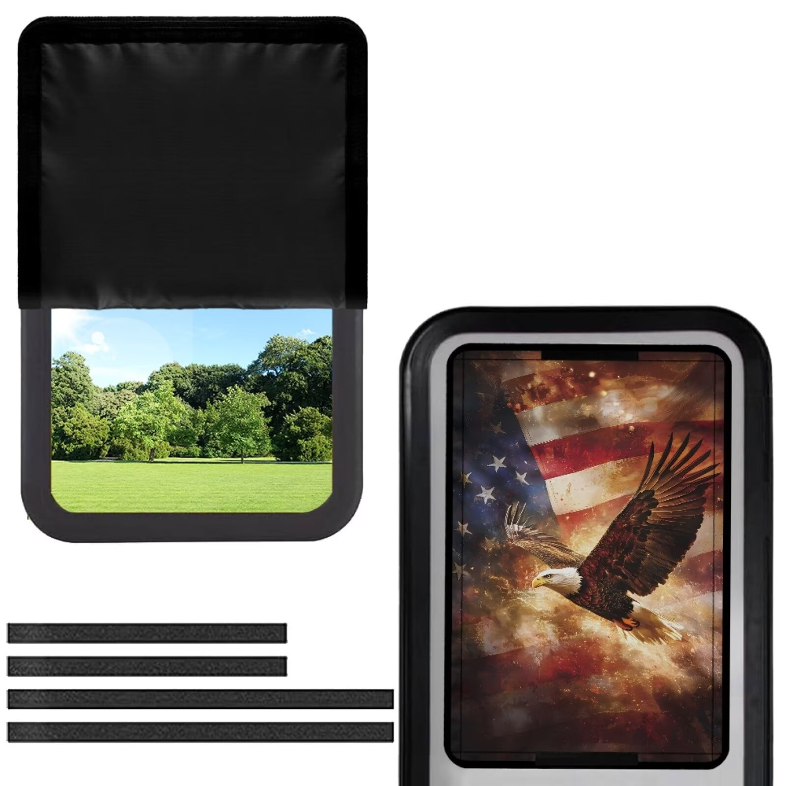 FUIALDOLG RV Door Window Shade Cover, Camper Sunshade Privacy Screen ...