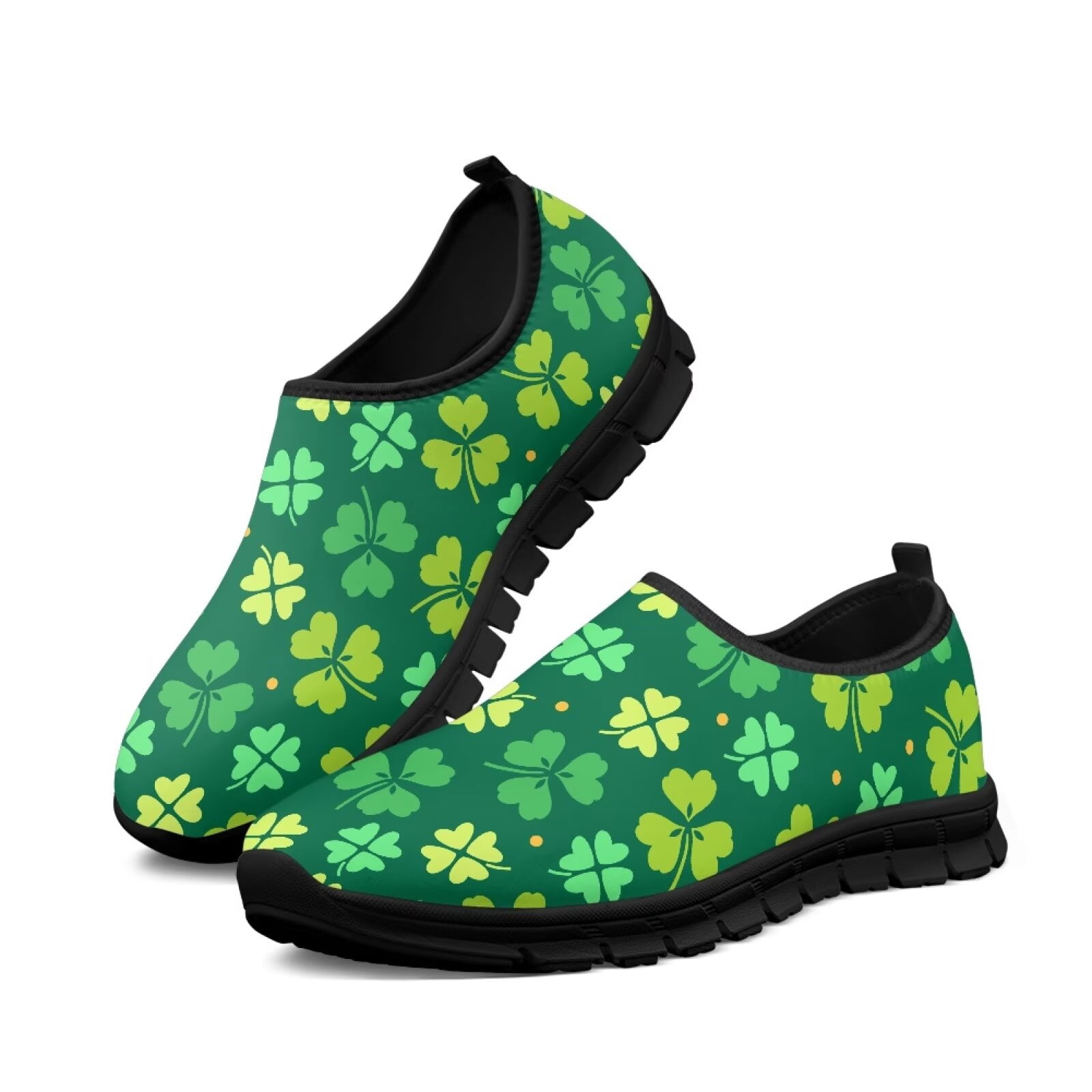 FUIALDOLG St. Patrick's Day Casual Orthopedic Shoes for Ladies Plantar ...