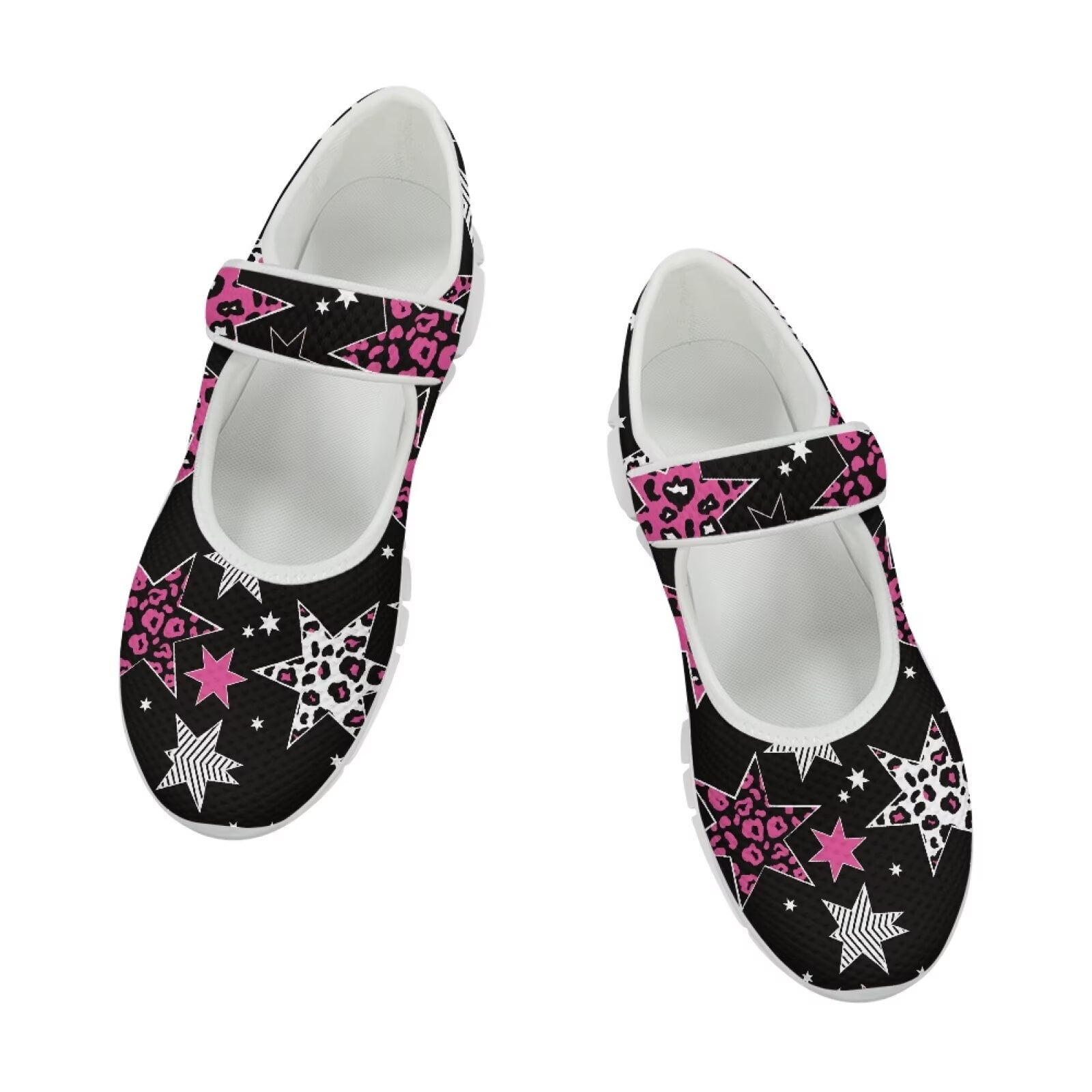 FUIALDOLG Women Classic Round Closed Toe Mary Jane Flats Platform ...