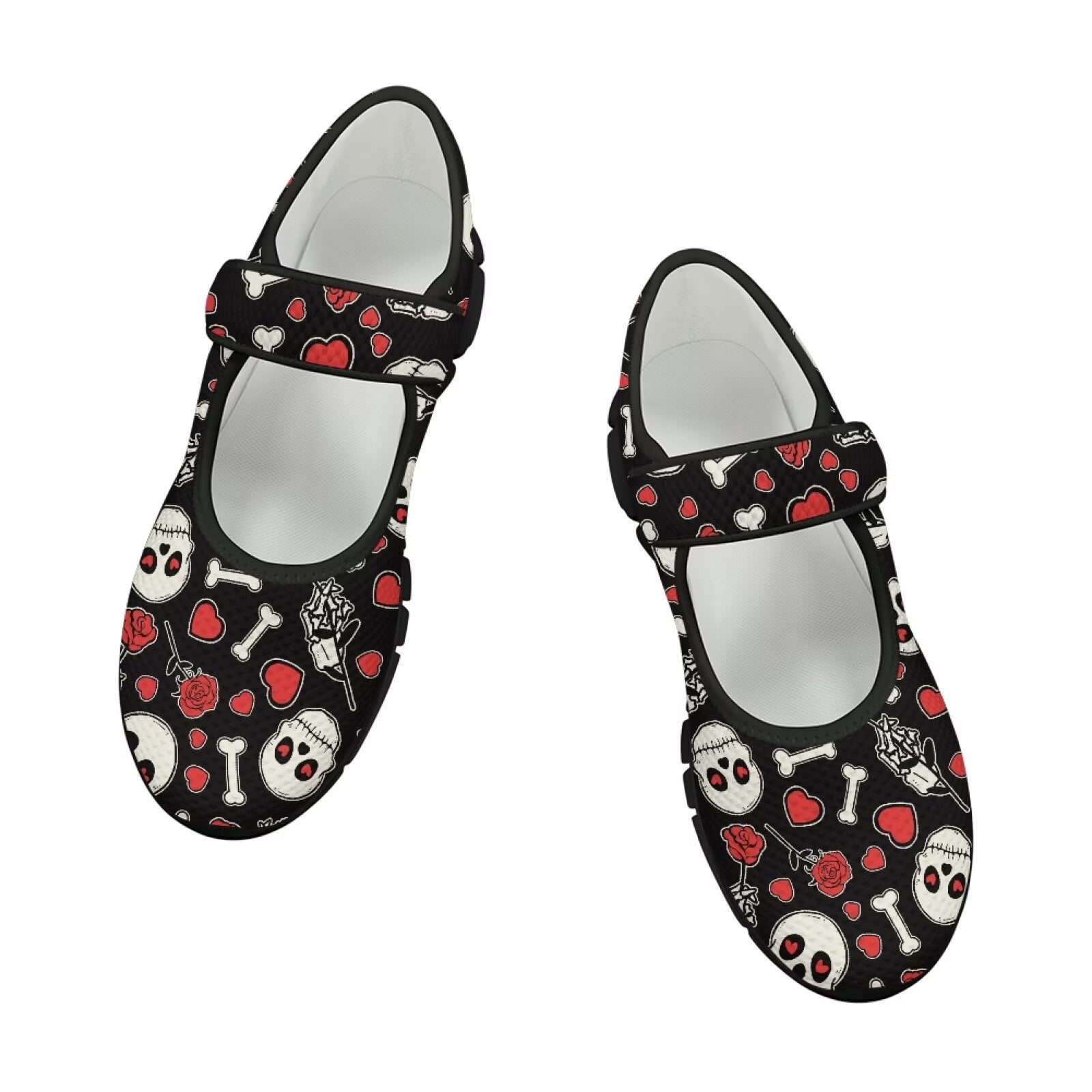 FUIALDOLG Women's Wide Toe Box Flats Shoes Knit Ballet Flat Slip-on ...