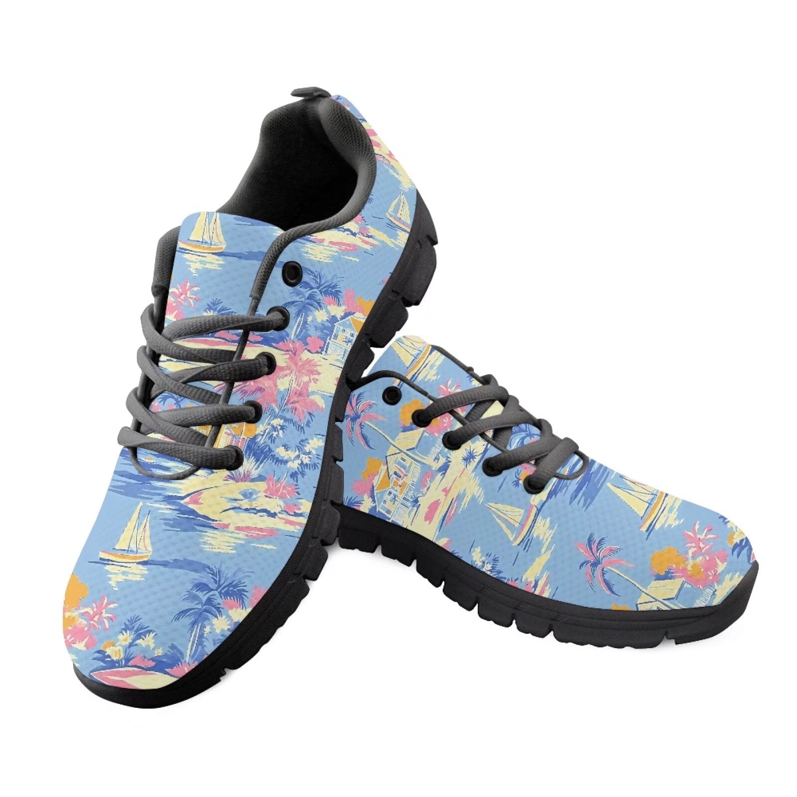 FUIALDOLG Women's Wide Toe Box Road Running Shoes Wide Athletic Tennis ...