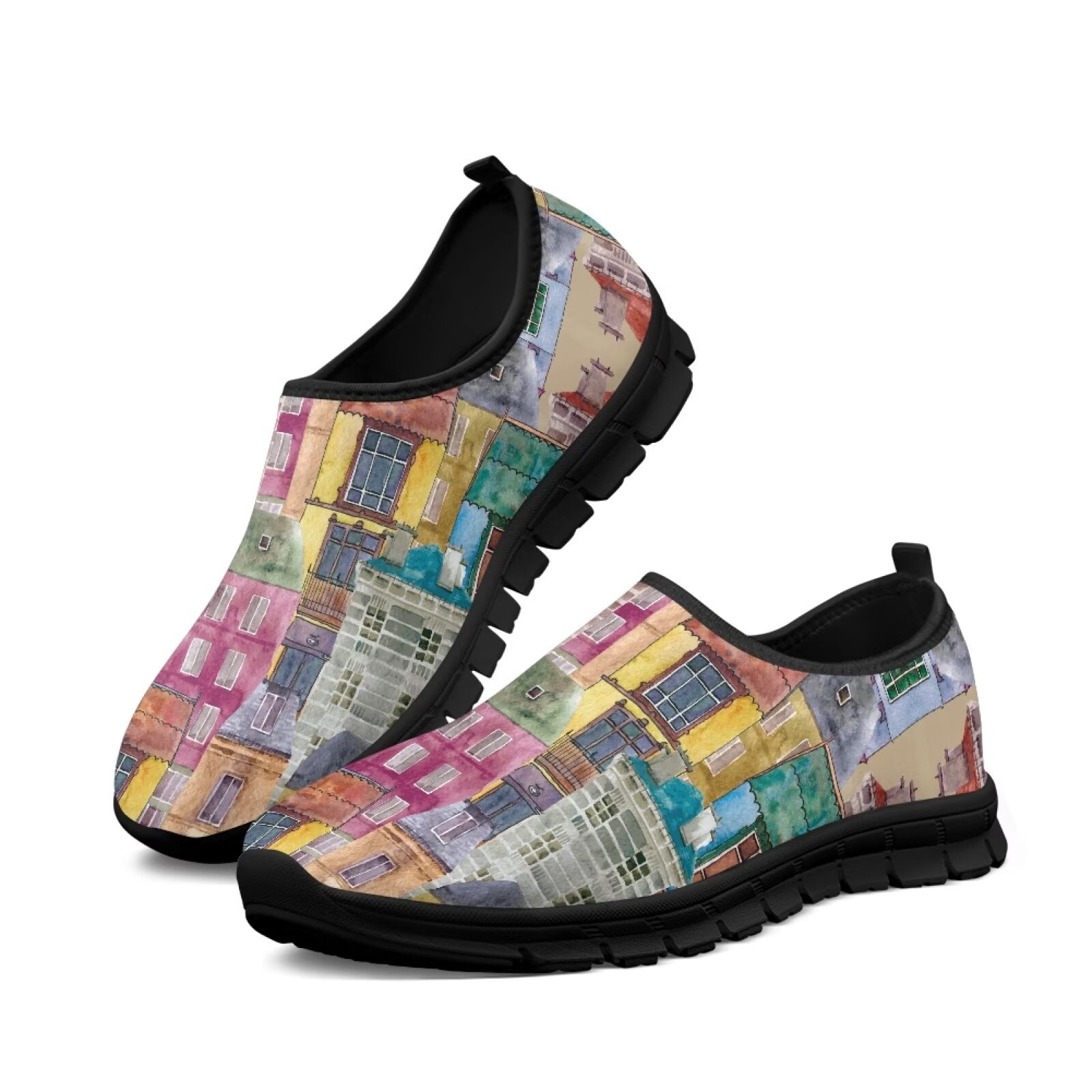 FUIALDOLG Womens Comfortable Non Slip Work Shoes Sneakers Lightweight ...