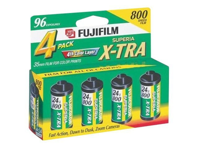 Fujifilm Superia X-TRA 800 - Color print film - 135 (35 mm) - ISO 800 ...