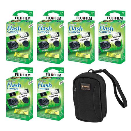 FUJI FILM QuickSnap Flash 400 One Time Use 35mm Disposable Camera with ...