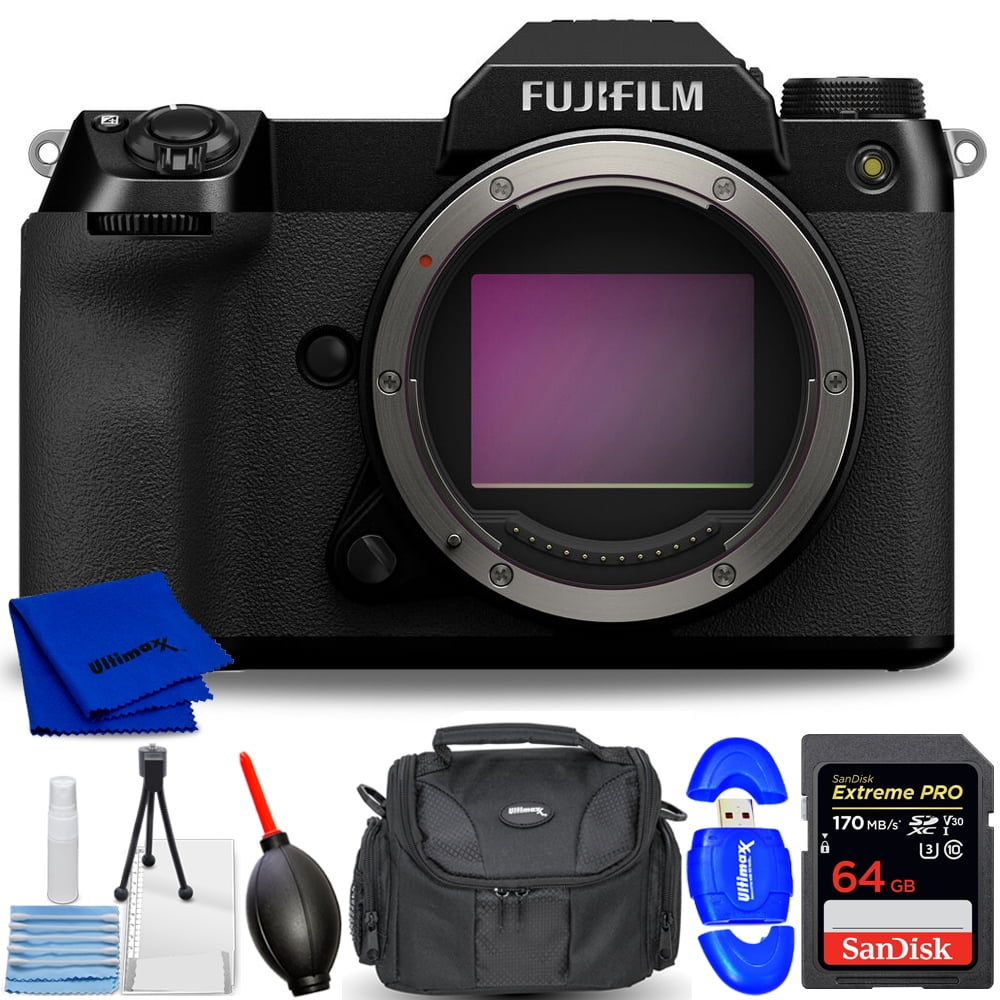 FUJIFILM GFX 50S II Medium Format Mirrorless Camera 600022316 - Accessory Kit - Walmart.com