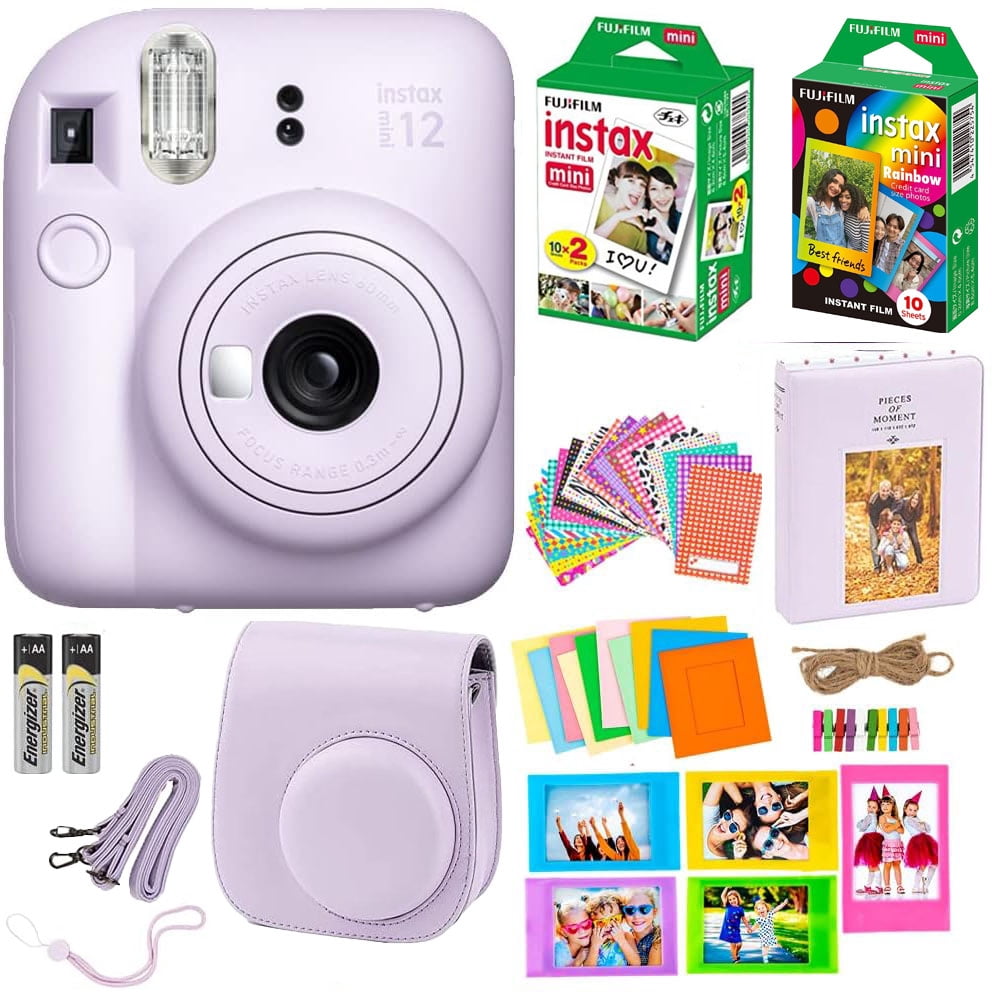 FUJIFILM INSTAX MINI 12 Instant Film Camera Purple Includes; Instant ...