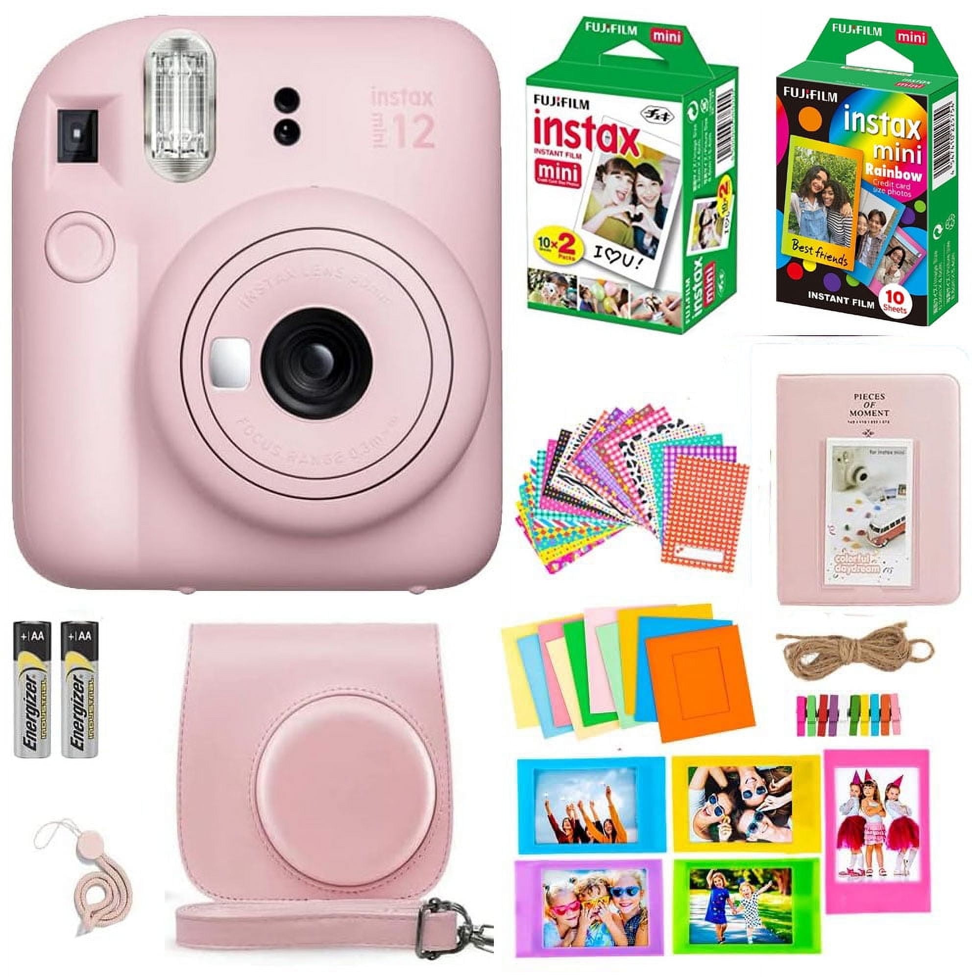 FUJIFILM INSTAX MINI 12 Instant Film Camera pink Includes; Instant ...