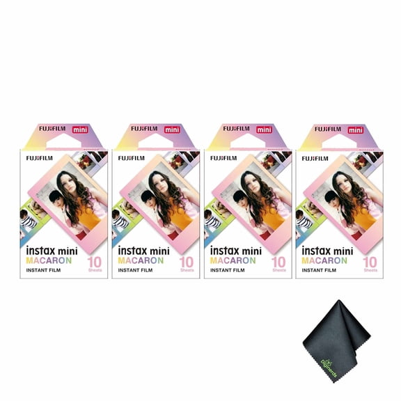 Fujifilm instax Wide Instant Film (80 Exposures) + Microfiber Cleaning ...