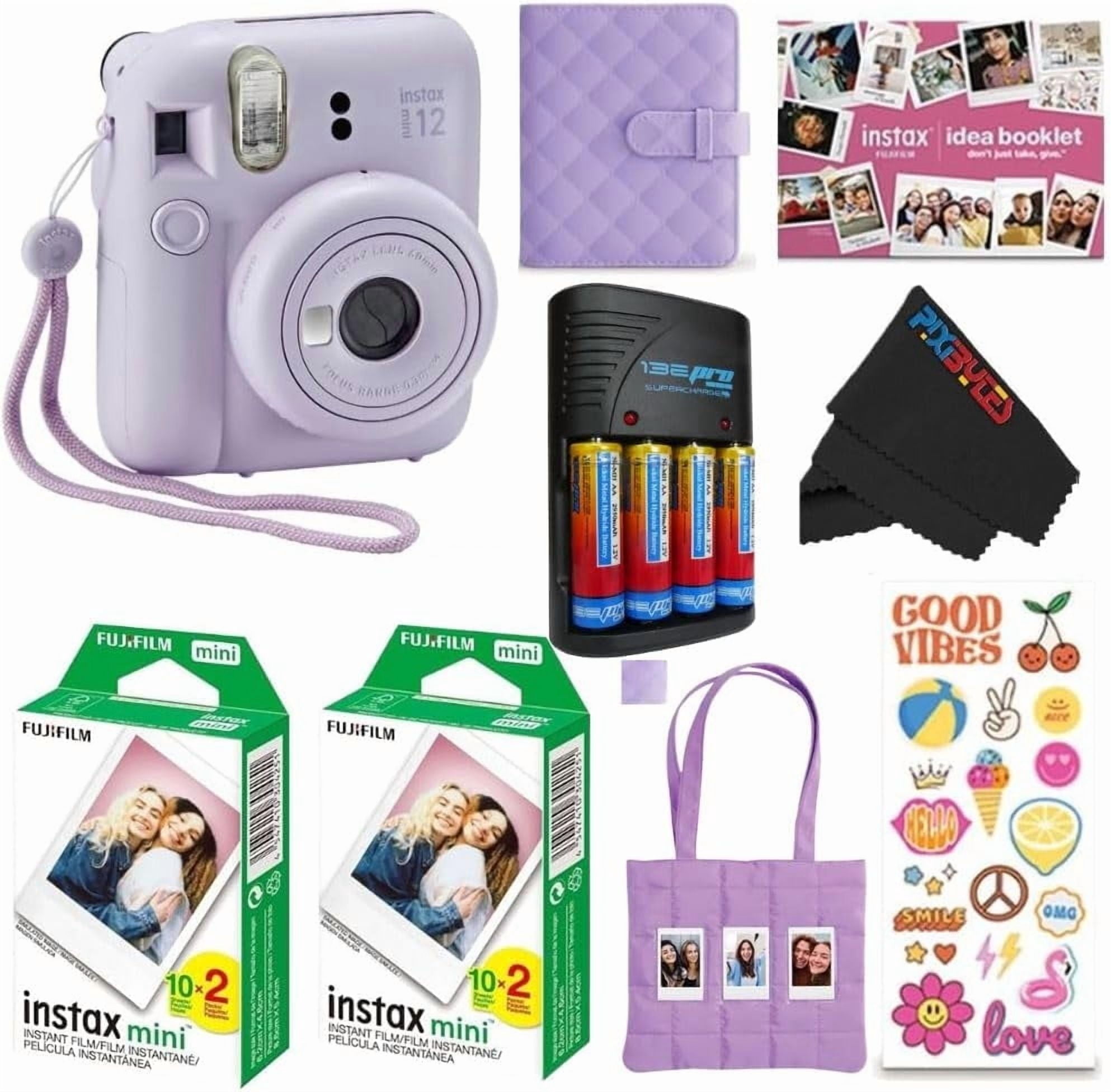 FUJIFILM INSTAX Mini 12 Holiday Bundle 2025 | with Extra Instax Mini ...