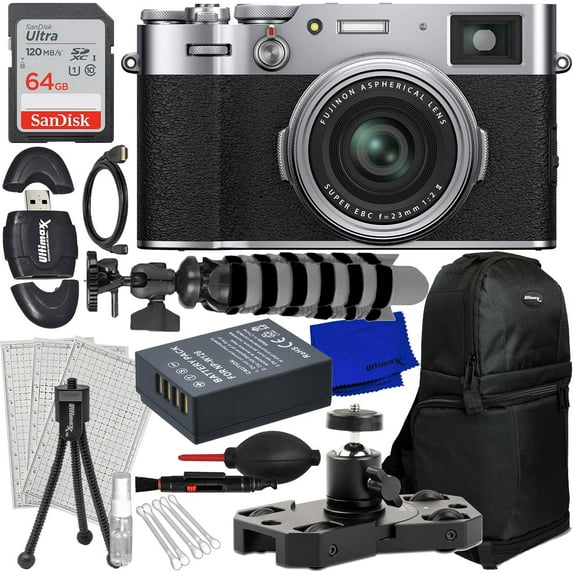 FUJIFILM X100VI Digital Camera (Silver) - 13PC Accessory Bundle ...