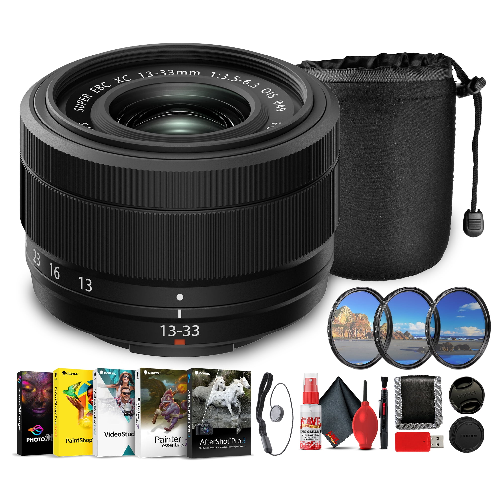 FUJIFILM XC 13-33mm f/3.5-6.3 OIS Lens for FUJIFILM X Mount APS-C ...