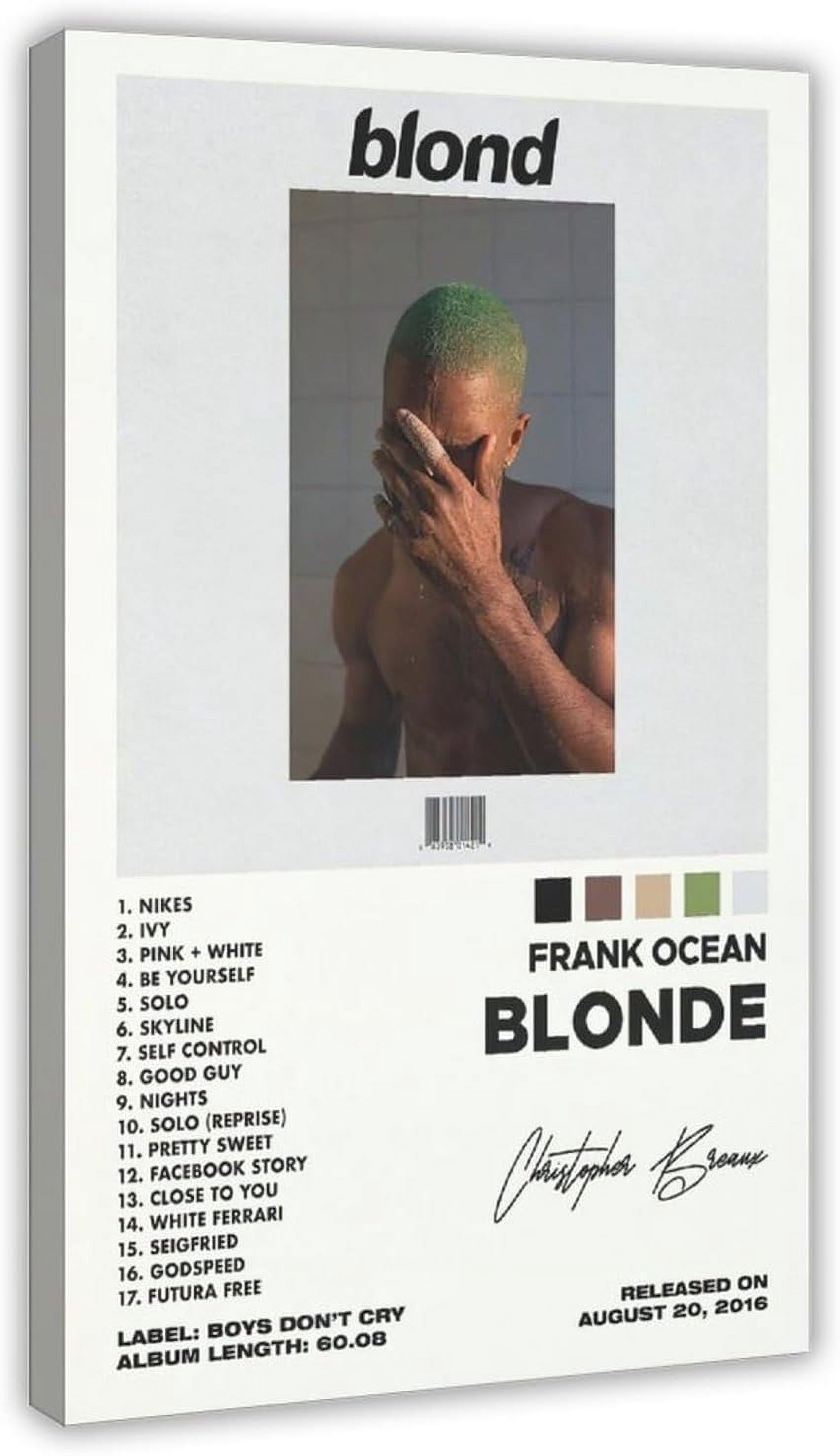 FUKITT Blonde Poster Album Cover Poster Canvas Poster Wall Art Decor ...