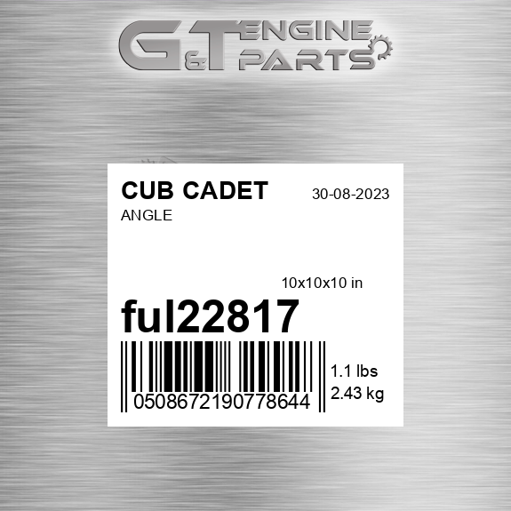 FUL22817 ANGLE fits CUB CADET (New OEM) - Walmart.com