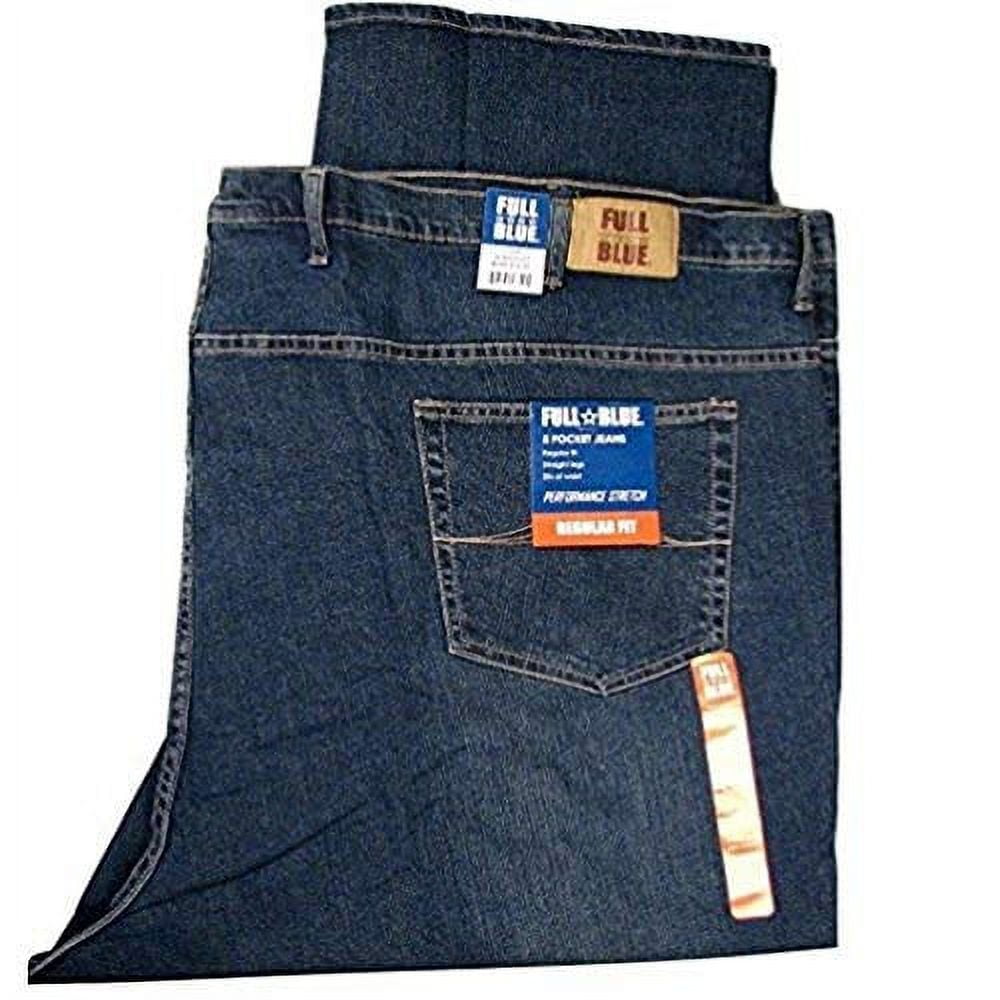 FULL BLUE 5 Pocket Denim Jeans, Regular Fit, Performance Stretch, Blue ...