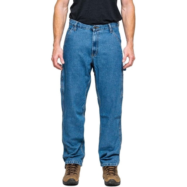 FULL BLUE Carpenter Jeans, Loose Fit, Utility Pocket, Hammer Loop ...