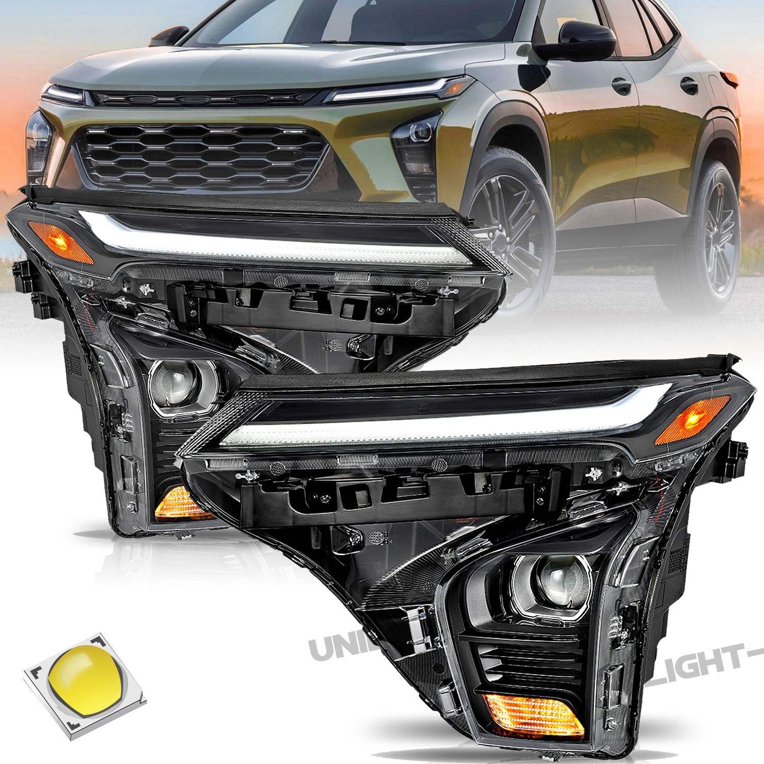 FULL LED Projector Headlights For 2024-2025 Chevy Trax LT/2RS/Activ ...
