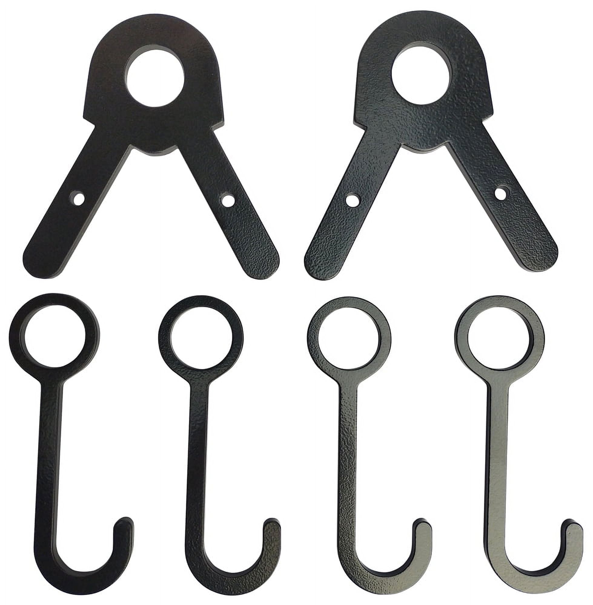 FULLBOW Steel Target Stand Kit, Gong Target Hanging Kit for 1 Inch EMT ...