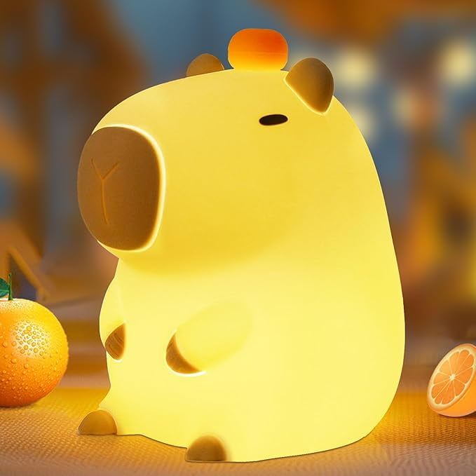 FULLOSUN Capybara Night Light, Capybara Gifts, Funny Capybara Birthday ...