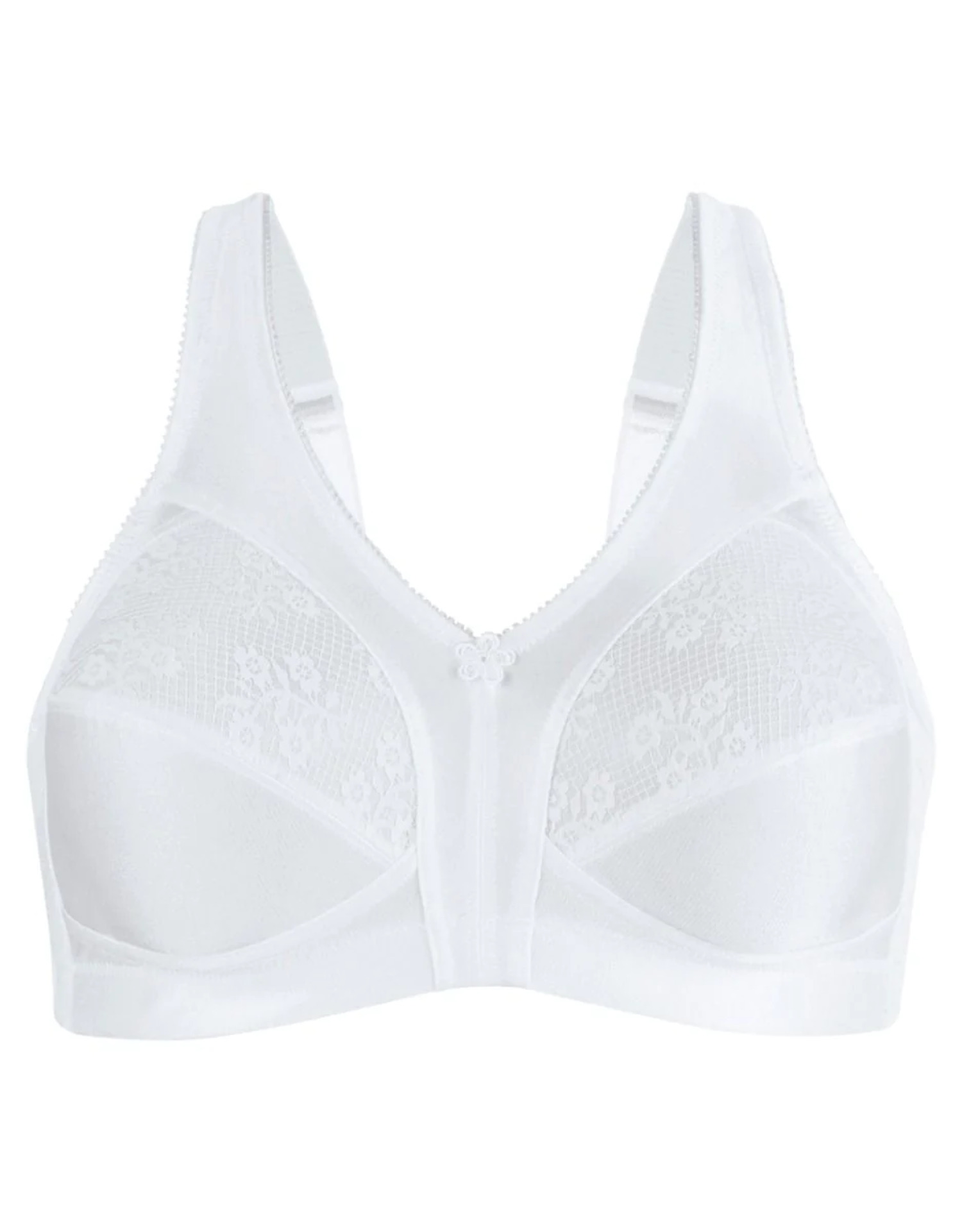 FULLY® Side Shaping Wirefree Bra with Floral Lace - Style 5100548 ...