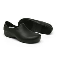 Nurse Mates Libby Lightweight Leather Medical Nursing Clogs Slip-On ...