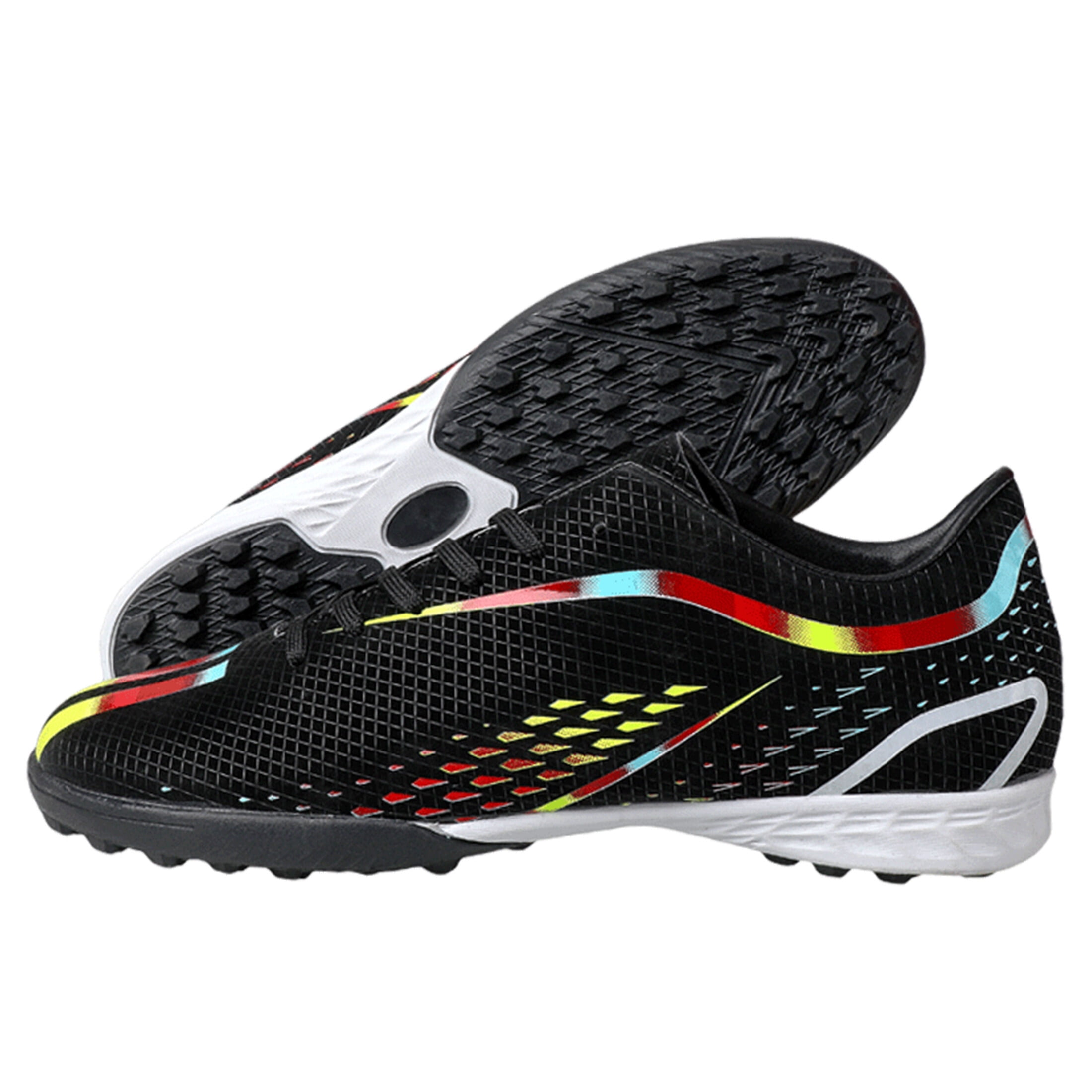 FULORIS Low Top Football Shoes for Teenager Men Soccer Trainers Cleats ...