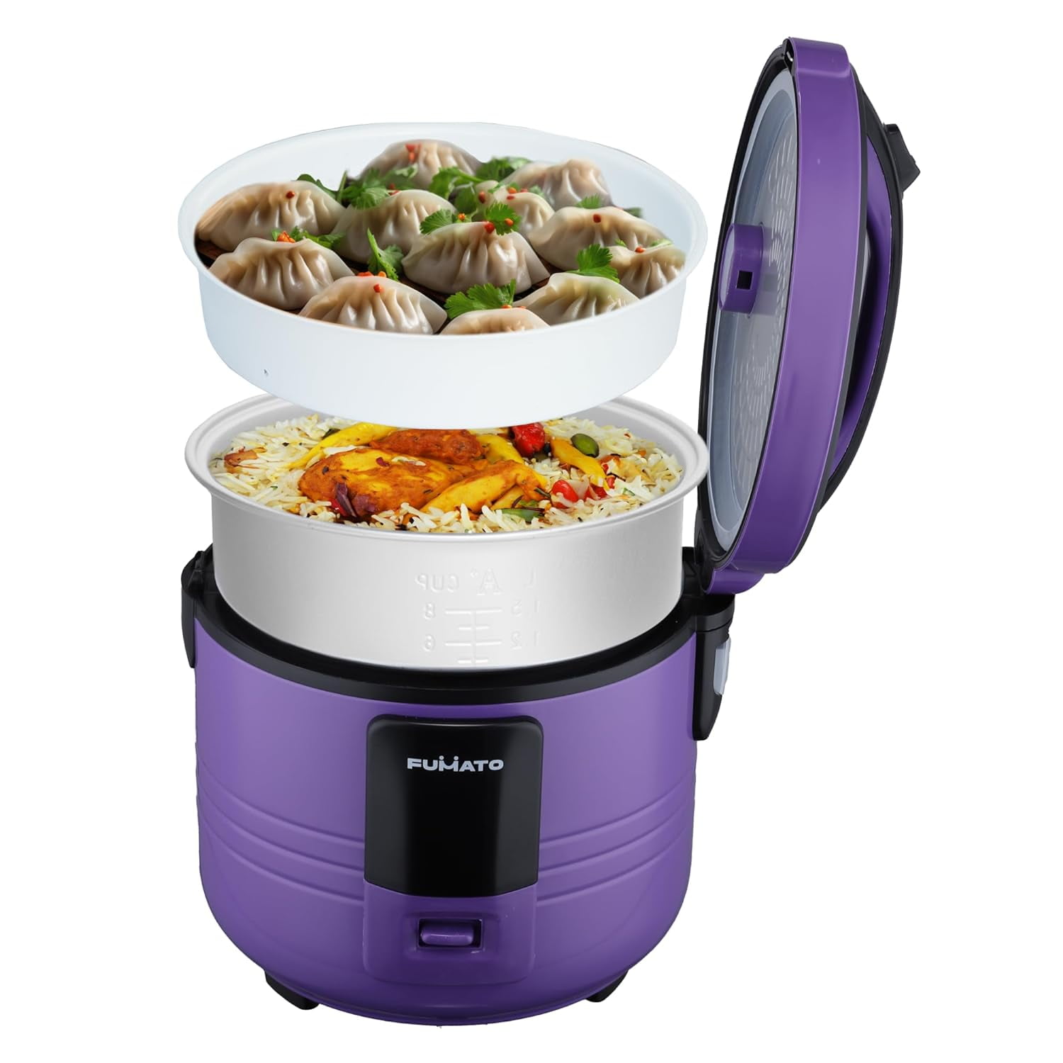 FUMATO Electric Rice Cooker 15 L Smart Touch Control I Aluminum Trivet ...