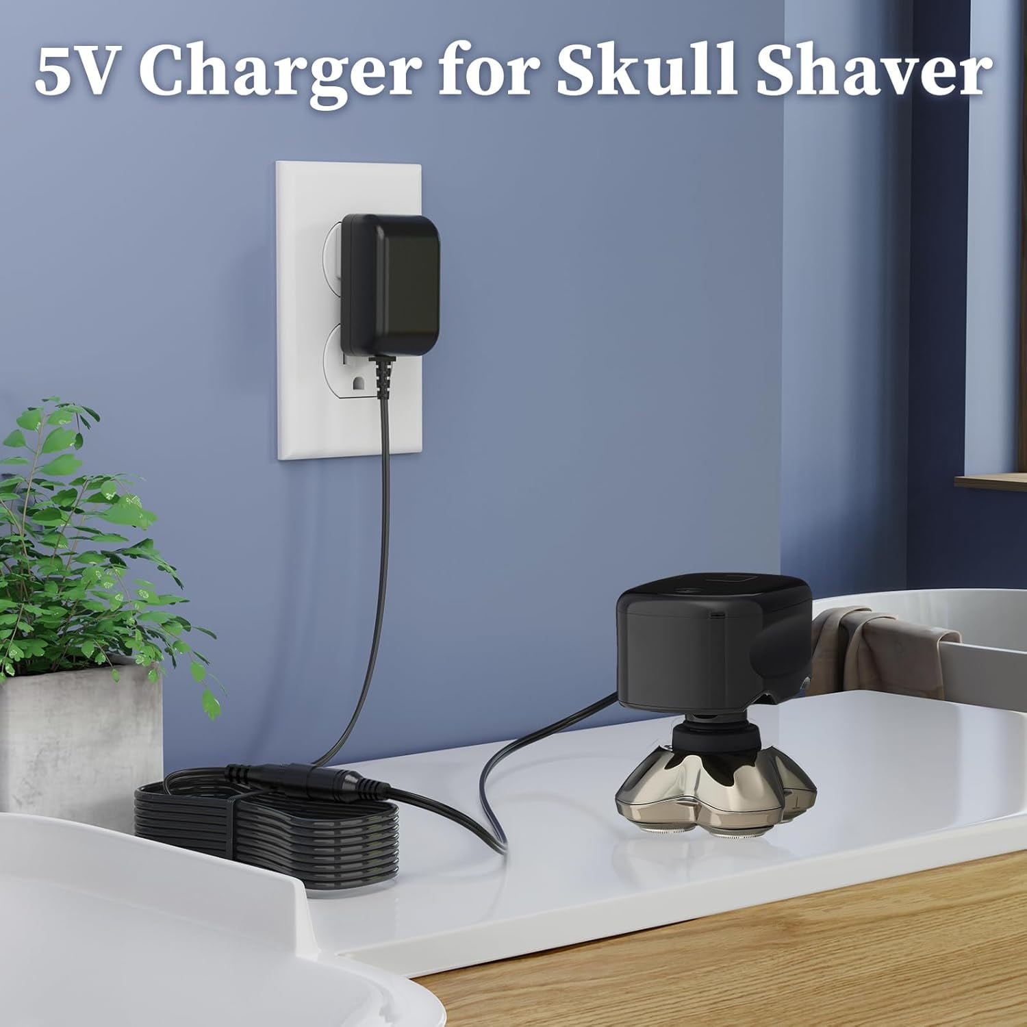 FUN-5V Charger for Skull Shaver Power Cord Compatible with Pitbull Gold ...